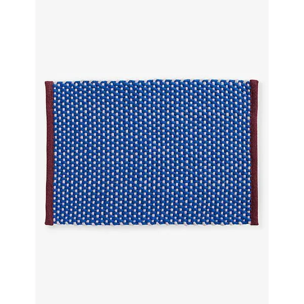 HAY Two-tone Weave Jute Door Mat - Royal Blue