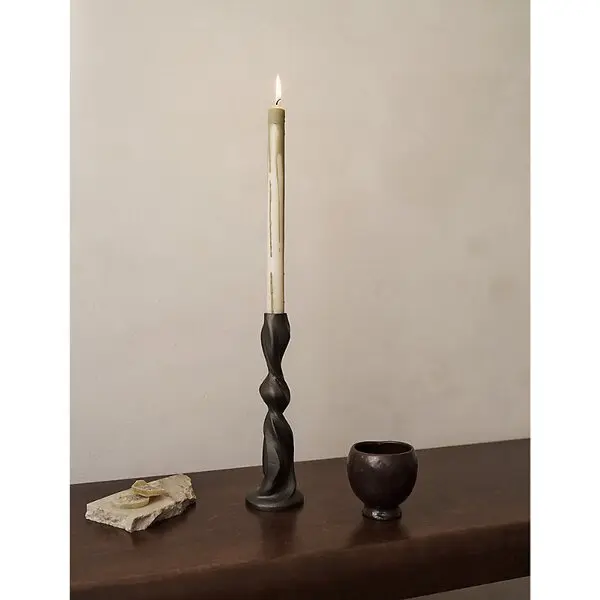 FERM LIVING Gale Twisted Metal Candle Holder 25cm