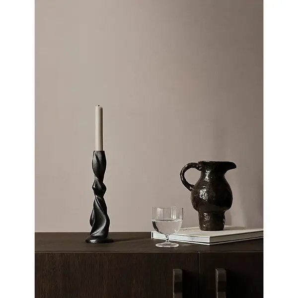 FERM LIVING Gale Twisted Metal Candle Holder 25cm