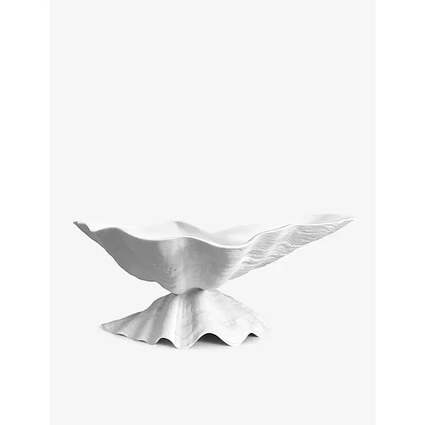 L'Objet Neptune Medium Shell Porcelain Bowl 19cm