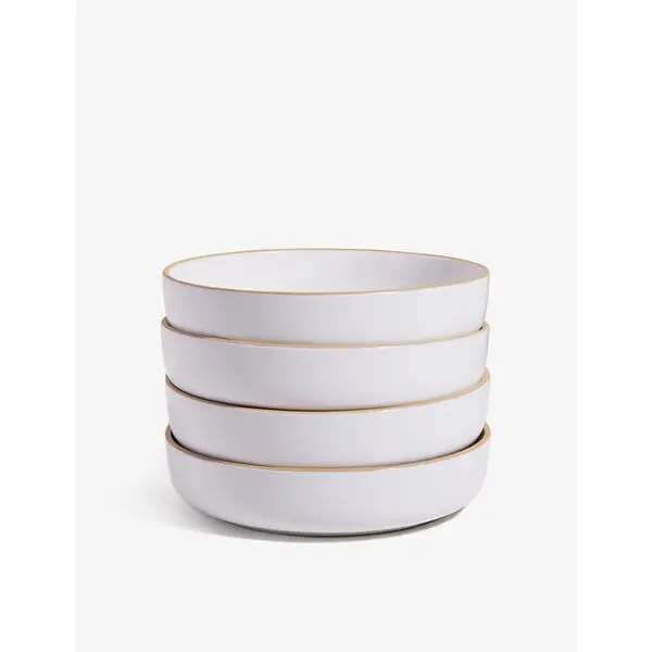OUR PLACE Midi Ceramic Bowls Set Of Four - Steam