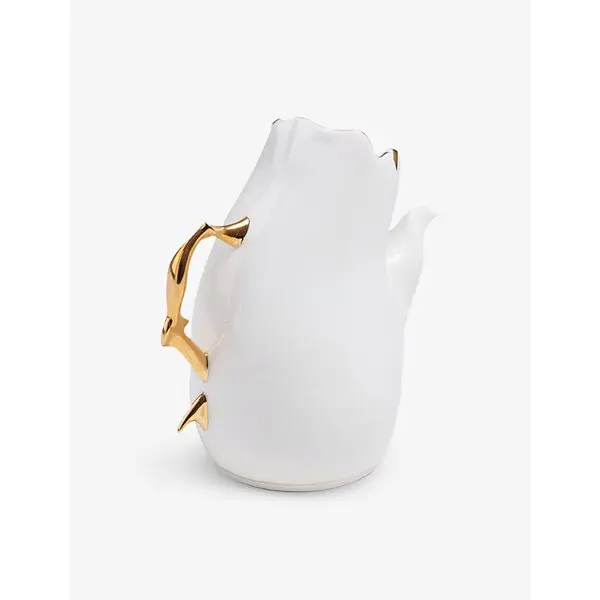 SELETTI Meltdown Curved Porcelain Teapot 23cm