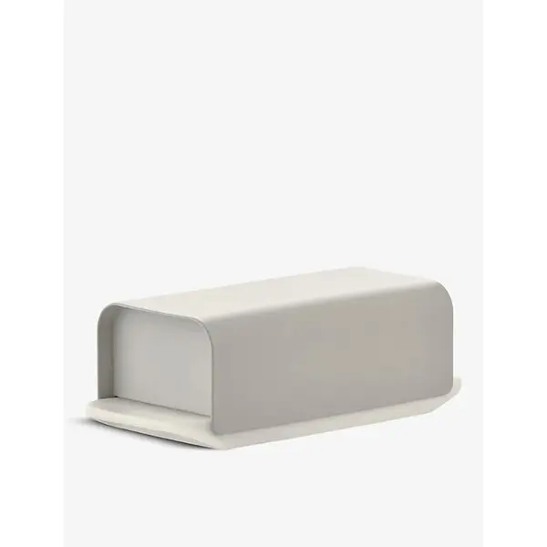 ALESSI Mattina Porcelain Butter Dish 21cm X 9.5cm - Nocolor