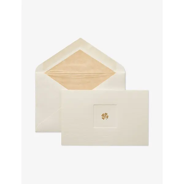 Smythson Clover Notelets Pack Of 10