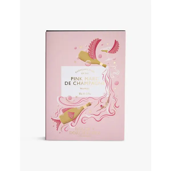 HOUSE OF DORCHESTER Pink Marc De Champagne Truffles 90g - One-color
