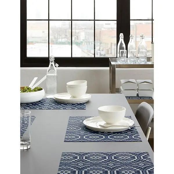 CHILEWICH Rectangular Woven Placemat 36cm X 48cm