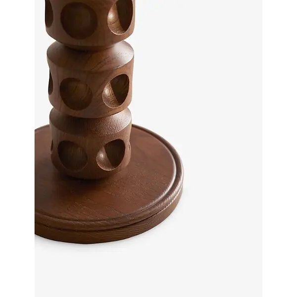 SOHO HOME Francesca Indented-dot Wooden Table Lamp 65cm