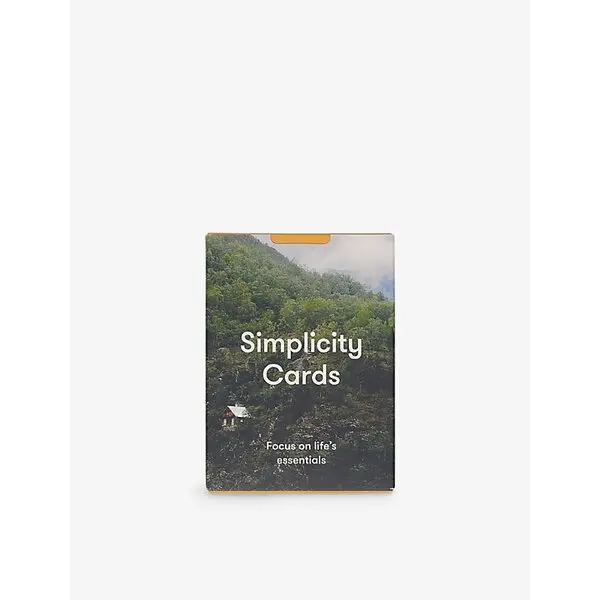 THE SCHOOL OF LIFE Simplicity Question Cards Pack Of 52 - One-color