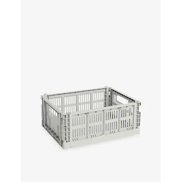 HAY Stackable Medium Crate - Grey