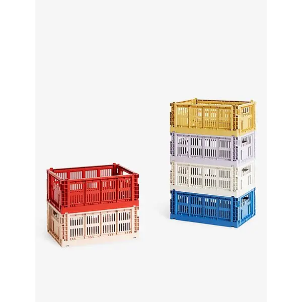 HAY Stackable Medium Crate - Red
