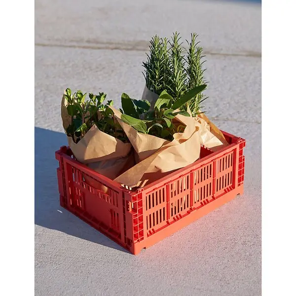 HAY Stackable Medium Crate - Red