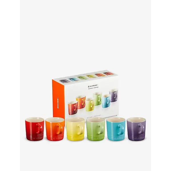 LE CREUSET Stoneware Mugs Set Of Six - One-color