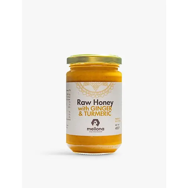 MELLONA Ginger And Turmeric Raw Honey 400g