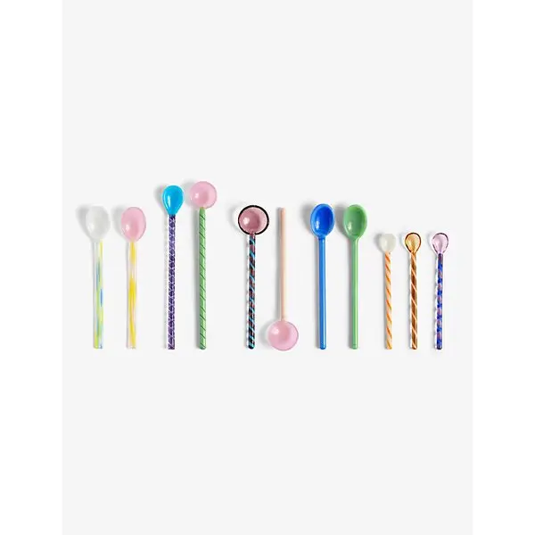 HAY Tinted Glass Spoons Set Of Two