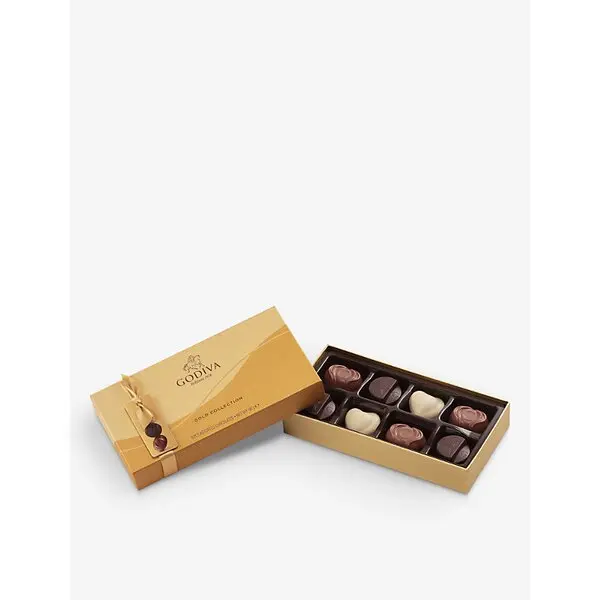 GODIVA Gold Collection Eight-piece Chocolate Box 90g - One-color