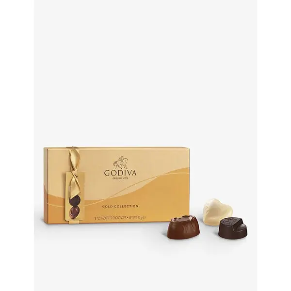 GODIVA Gold Collection Eight-piece Chocolate Box 90g