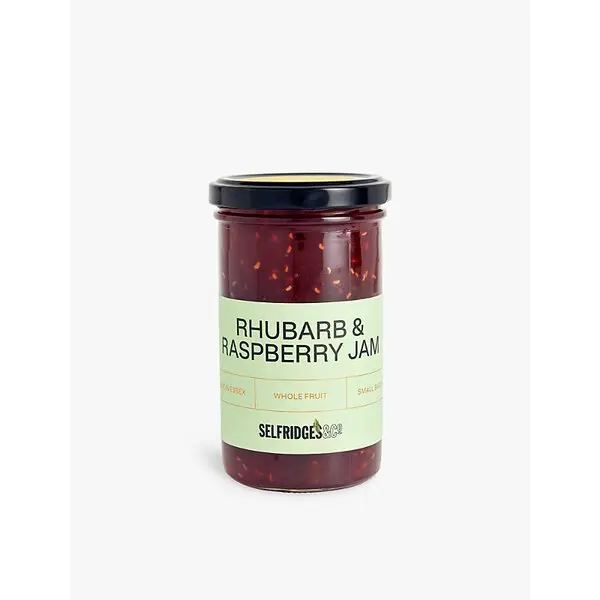 SELFRIDGES SELECTION Rhubarb And Raspberry Jam 320g - One-color