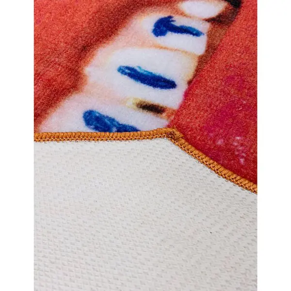 SELETTI Wears Toiletpaper Polyester And Plastic Mat 60cm X 90cm