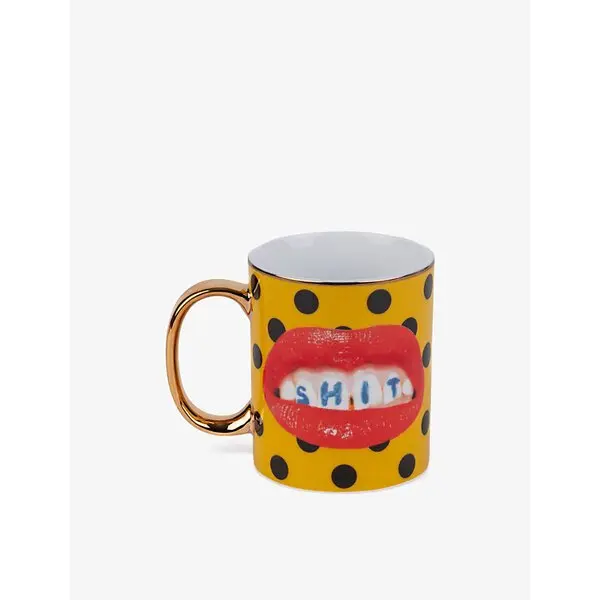 SELETTI X Toiletpaper 'shit' Fine-porcelain Mug 10cm - One-color