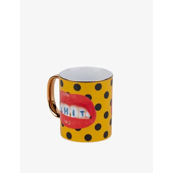 SELETTI X Toiletpaper 'shit' Fine-porcelain Mug 10cm