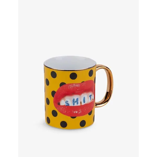 SELETTI X Toiletpaper 'shit' Fine-porcelain Mug 10cm