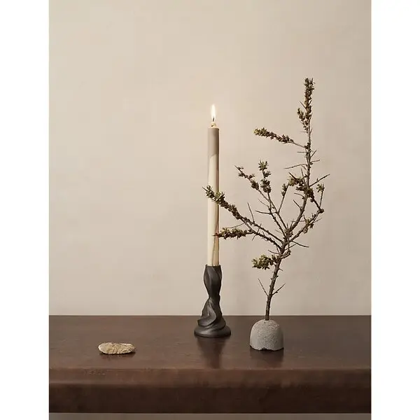 FERM LIVING Gale Twisted Metal Candle Holder 13cm
