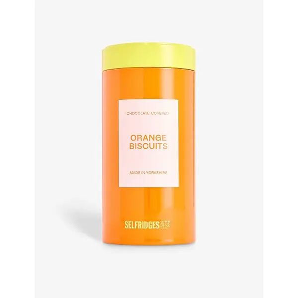 SELFRIDGES SELECTION Milk Chocolate Coated Orange Biscuits 200g - One-color