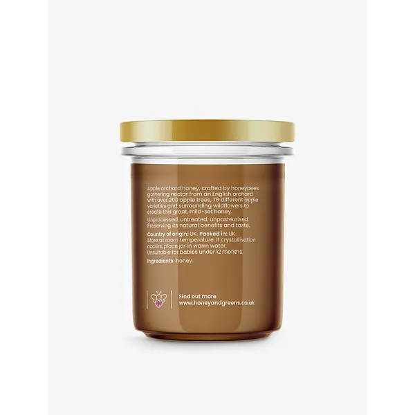 HONEY & GREENS British Apple Orchard Honey 240g