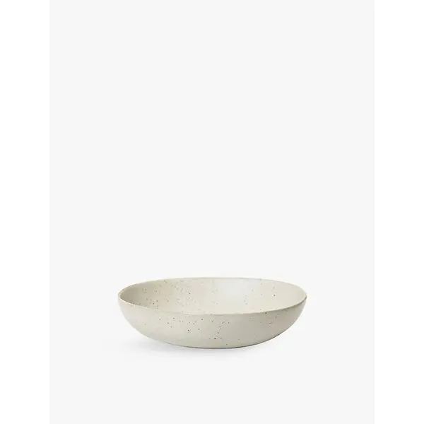 FERM LIVING Flow Large Porcelain Bowl 19.5cm - Off-white Speckle