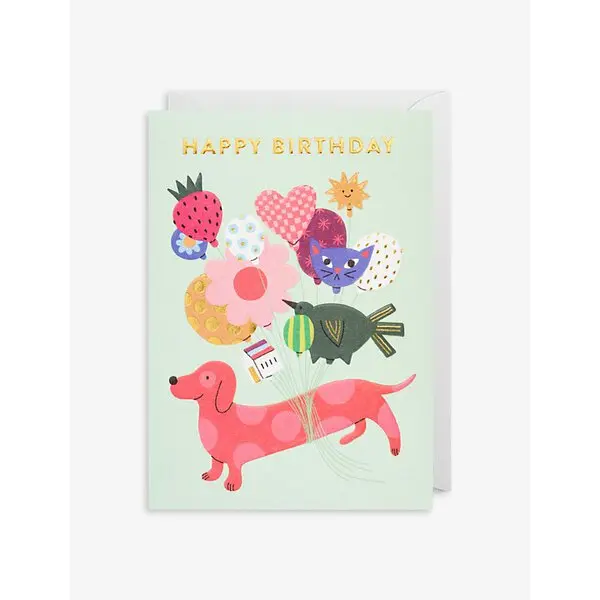 LAGOM Happy Birthday Greetings Card 10.9cm X 15.5cm