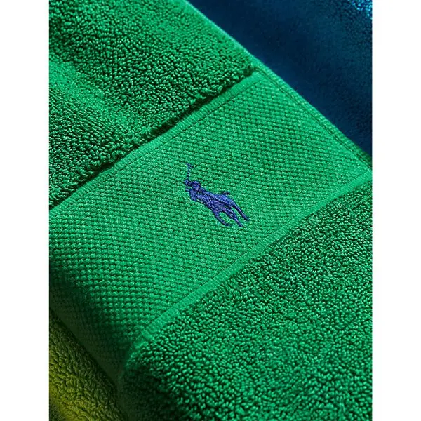 Ralph Lauren Logo-embroidered Cotton 90cm X 160cm