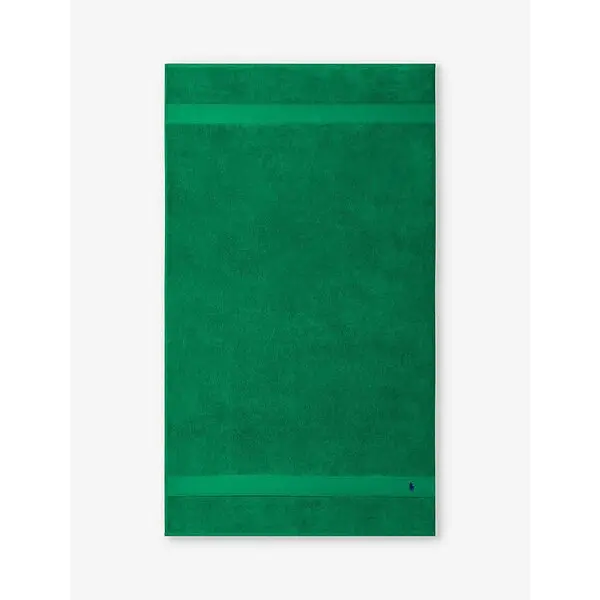 Ralph Lauren Logo-embroidered Cotton 90cm X 160cm