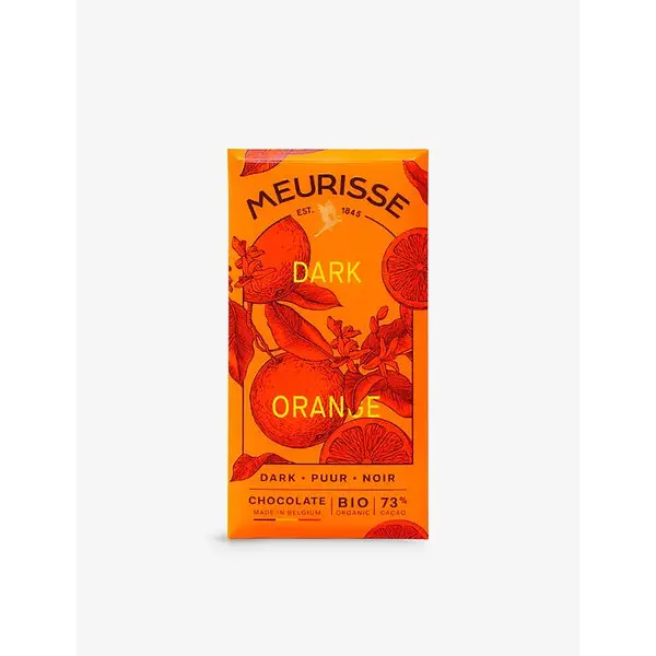 MEURISSE Orange Dark Chocolate Tablet 100g - One-color