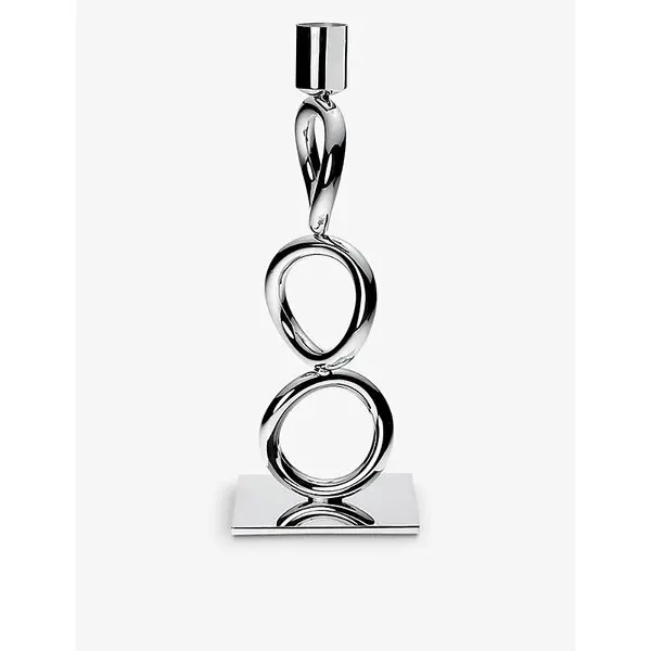 Christofle Vertigo 3-ring Silver-plated Candelabra 23cm - One-color