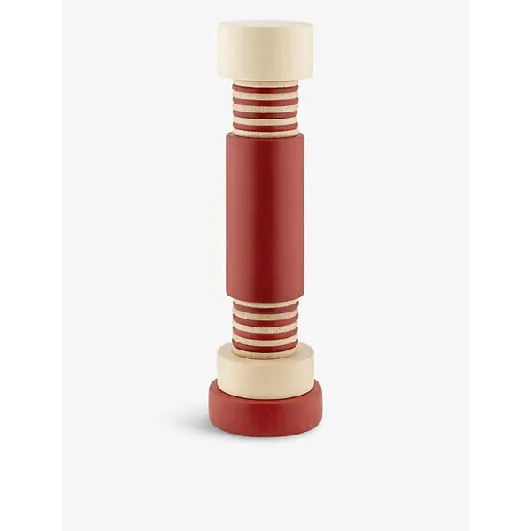 ALESSI Twergi Beach-wood Pepper Mill 25.5cm X 7cm - Red