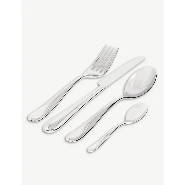 ALESSI Nuovo Milano 24pc Stainless Cutlery Set - Steel