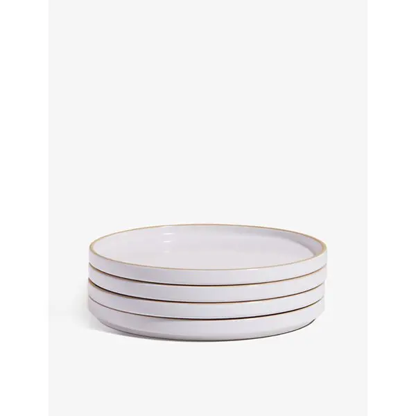 OUR PLACE Midi Ceramic Plates Set Of Four - Steam