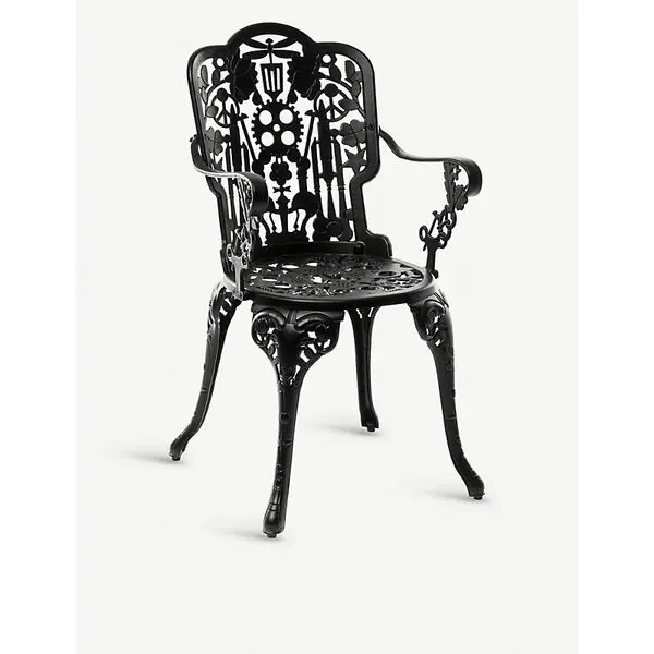 SELETTI Industry Aluminium Garden Chair 94cm - Black