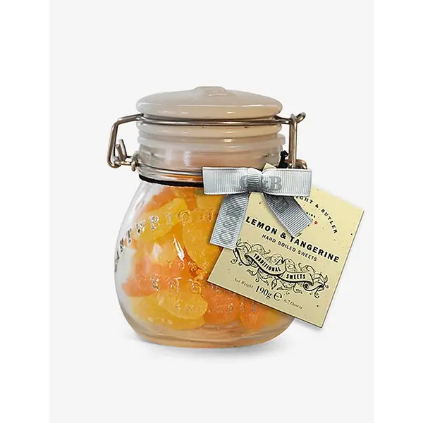 CARTWRIGHT & BUTLER Lemon & Tangerine Slice Mix Sweets In Jar 190g - One-color