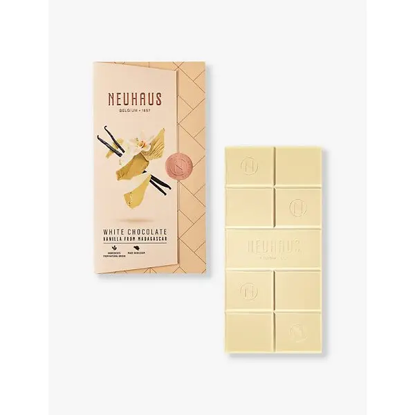 NEUHAUS Madagascan Vanilla White Chocolate Bar 100g