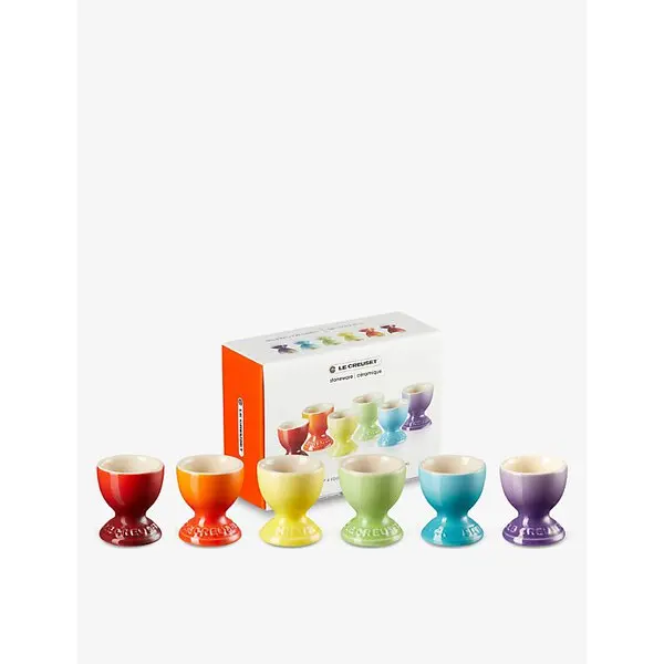 LE CREUSET Stoneware Egg Cups Set Of Six - One-color