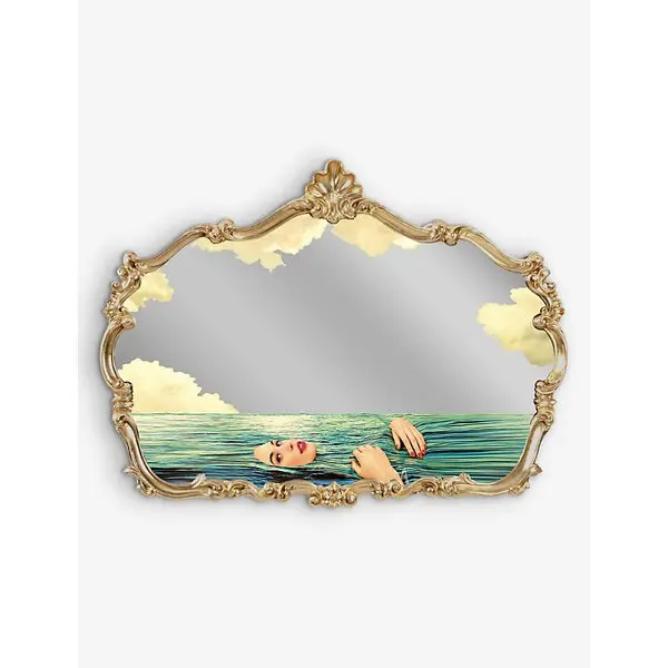 SELETTI X Toiletpaper Baroque Seagirl Glass Mirror 120cm - One-color