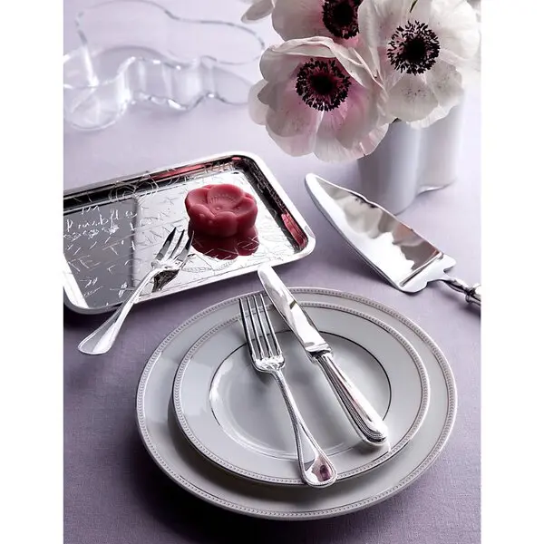 Christofle Graffiti Silver-plated Alloy Rectangular Tray 26cm X 20cm