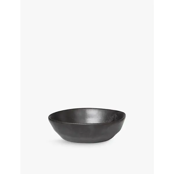 FERM LIVING Flow Small Porcelain Bowl 9cm - Black