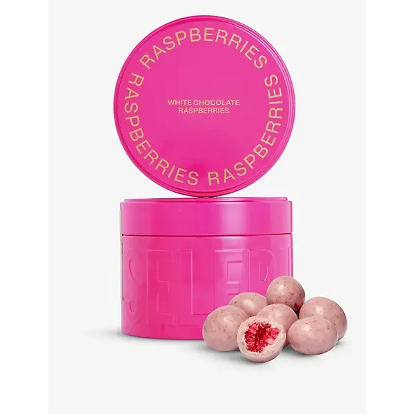 SELFRIDGES SELECTION White Chocolate-coated Raspberries 300g - One-color
