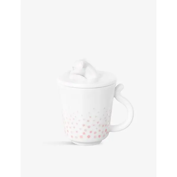 CARTIER Baby Panthere Porcelain Mug 11cm - Porcelain White