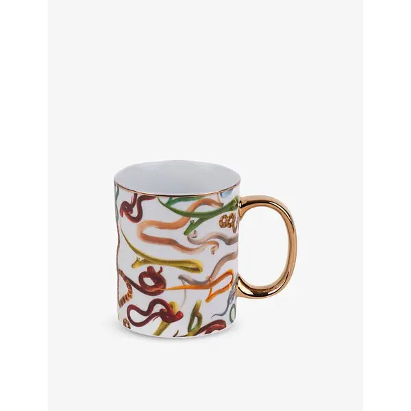SELETTI X Toiletpaper Snakes Fine-porcelain Mug 10cm - One-color