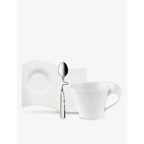 VILLEROY & BOCH Newwave Porcelain Cappuccino Set Of Three - One-color