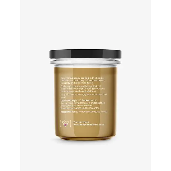 HONEY & GREENS British Lemon Honey 240g