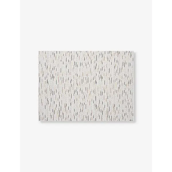 CHILEWICH Rectangular Woven Placemat 36cm X 48cm - Sesame
